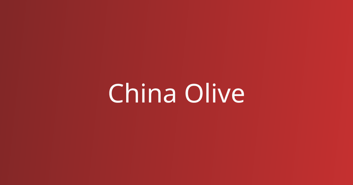 Order Authentic Chinese Online | China Olive - Pickup or Delivery Available